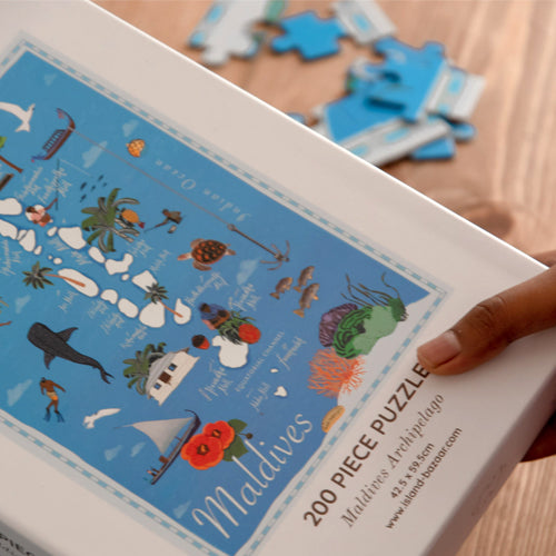 Maldives Archipelago Puzzle - ISLAND BAZAAR