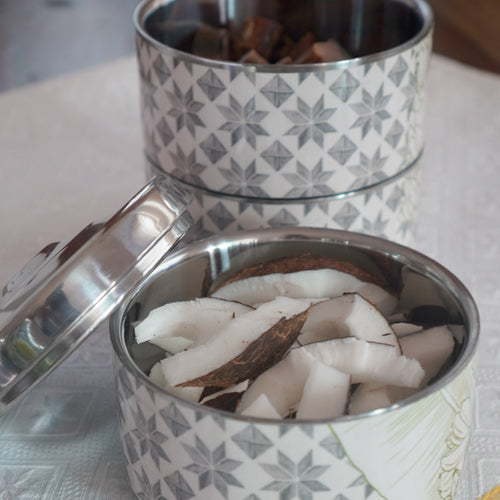 Banana Mosaic Tiffin Box - ISLAND BAZAAR